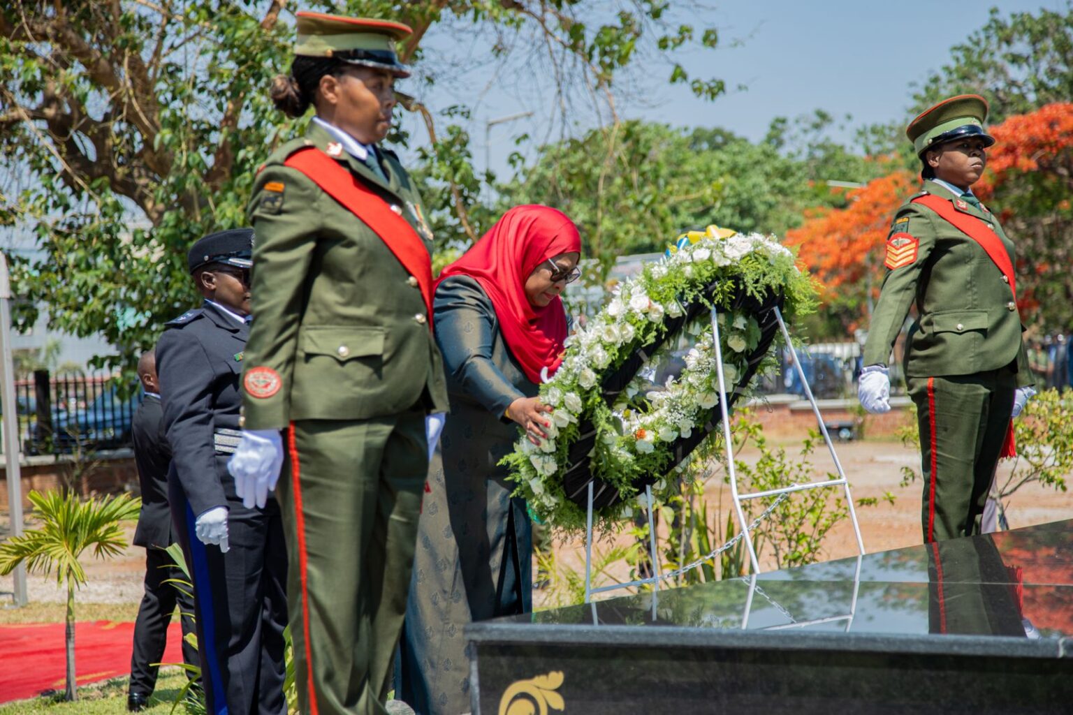 Matukio katika picha Rais Samia Suluhu akiwa Zambia - clickHabari